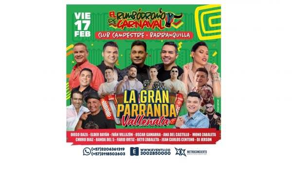 Lista la gran Parranda Vallenata del carnaval de Barranquilla ...